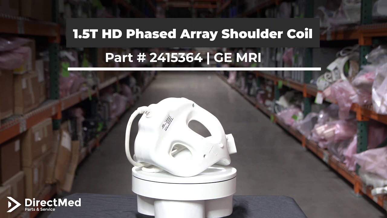 1.5T HD Phased Array Shoulder Coil Part # 2415364 | GE MRI - YouTube