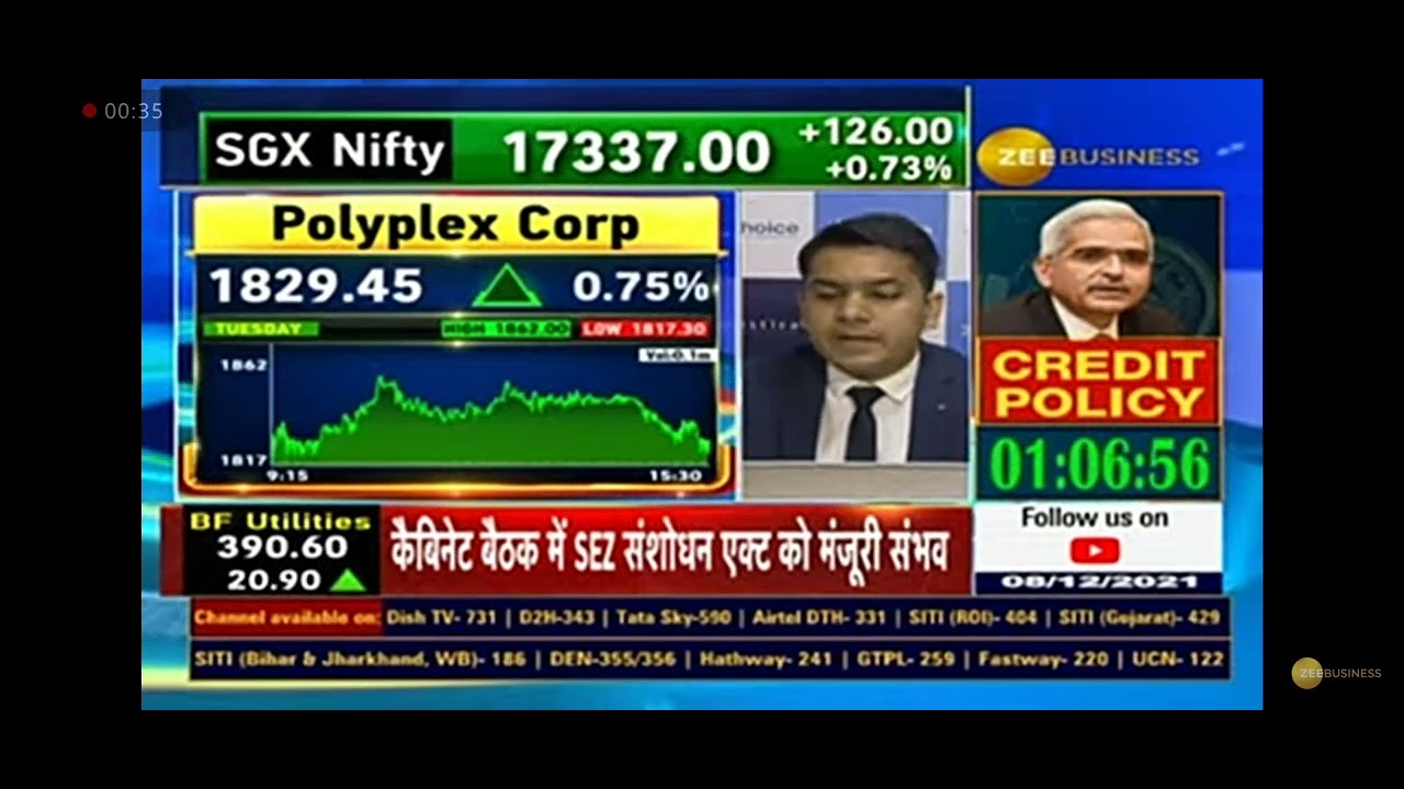 Polyplex Corp Ltd NSE: POLYPLEX , Coverage in Zee Business - YouTube