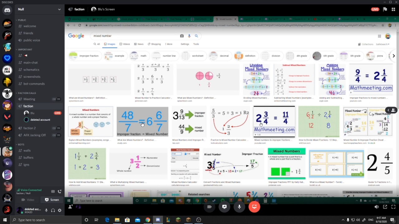 Blurry Trying To Do Math - YouTube