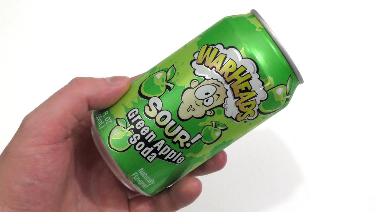 Warheads Apple Soda - YouTube