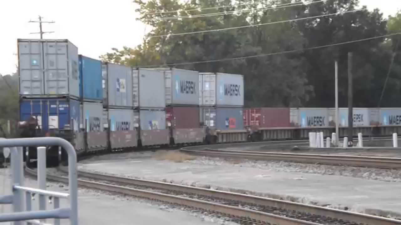 Norfolk Southern Train 237 departs Greenville, SC following a crew ...