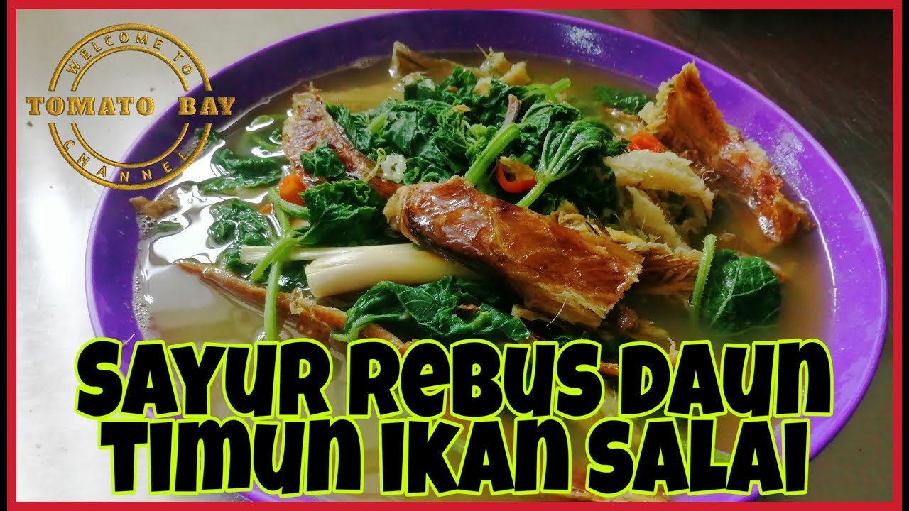 SAYUR REBUS DAUN TIMUN IKAN SALAI | TOMATO BAY RESEPI - YouTube