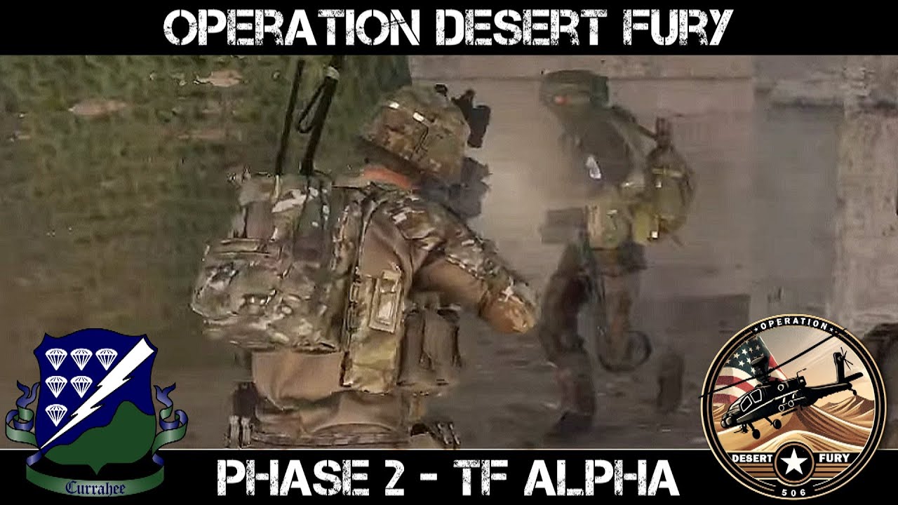 ARMA Reforger SF ODA Milsim - Op Desert Fury Phase 2 - TF Alpha - YouTube