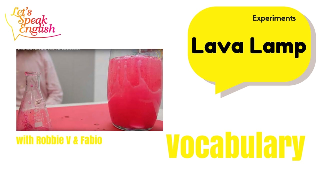 Aprende inglés // Let´s Speak English // Lava lamp with Fabio - YouTube