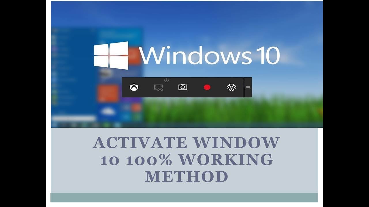 How To Activate Windows 10 For Free With And Without