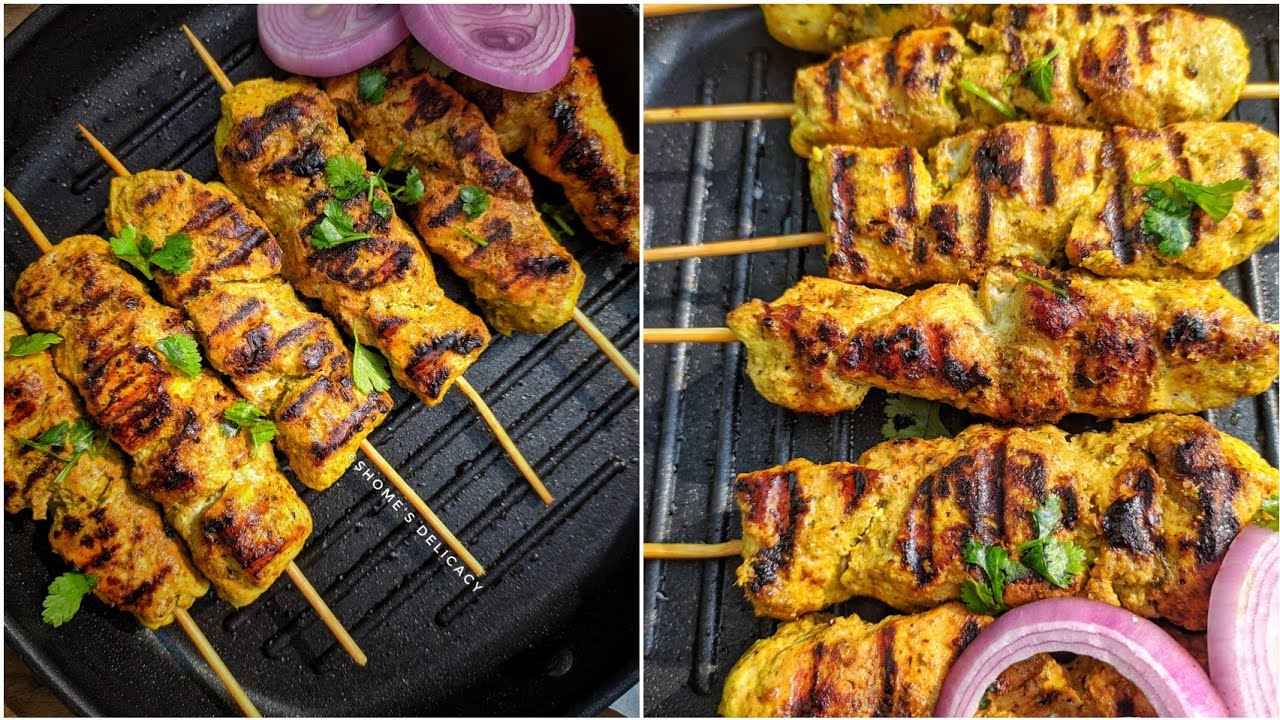 Chicken satay | make in grilling pan Or frying pan ! - YouTube