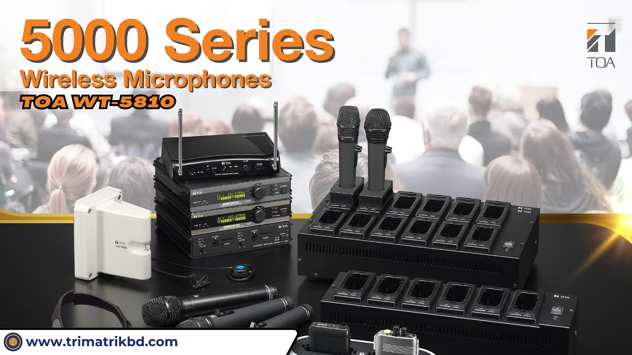 Toa WS-5225 (WT-5810 +। WM-5225) 5000 Series UHF Wireless Systems ...