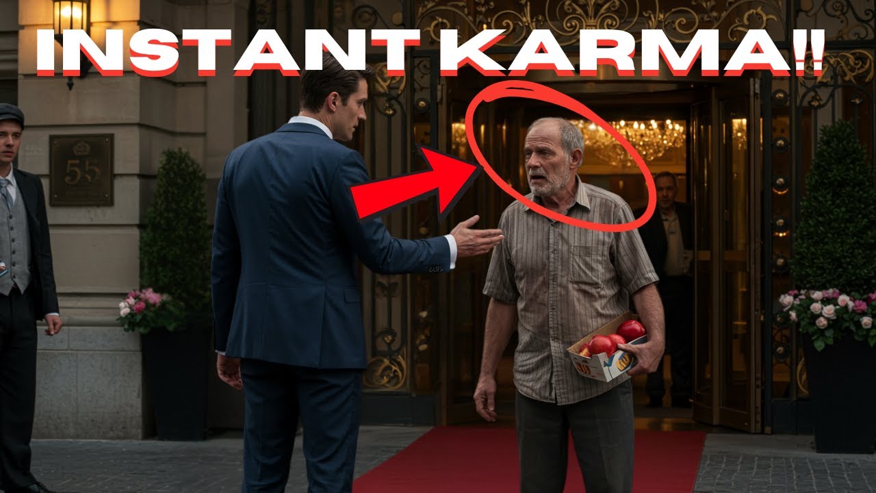 KARMA Hits Back! Old Man Takes Revenge on Disrespectful Guy - YouTube