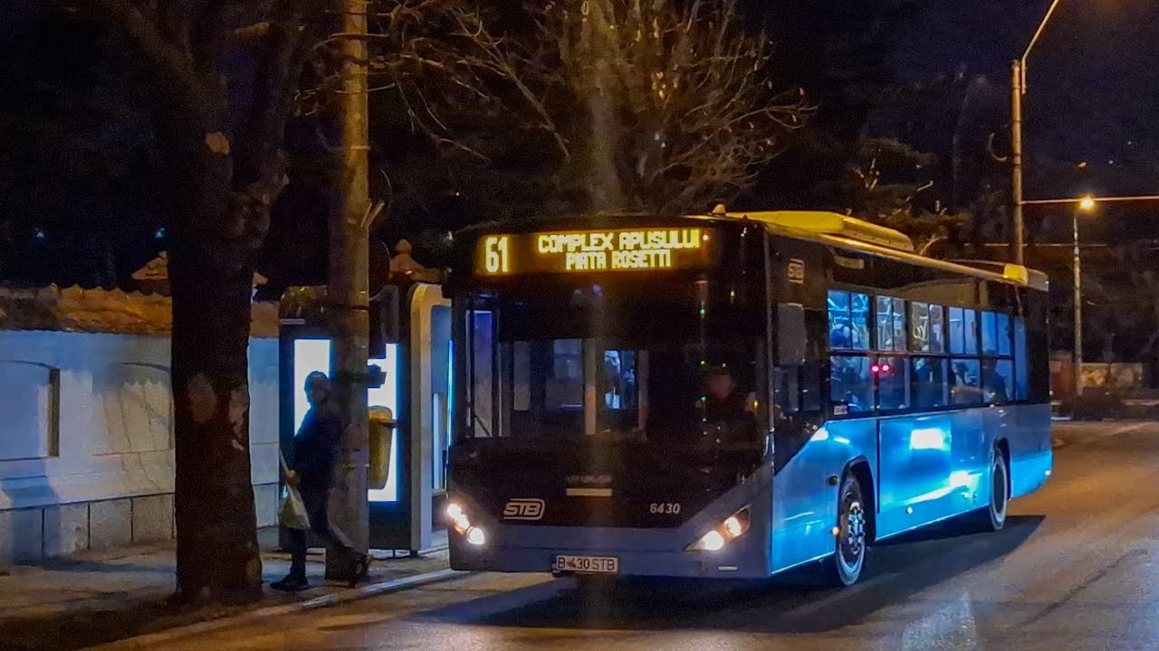 Autobuzul Otokar Kent C-12 6430 efectuand statia "Bd. Gheorghe ...
