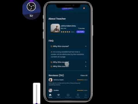 Online Learning App UIkit | Course Details screen - YouTube