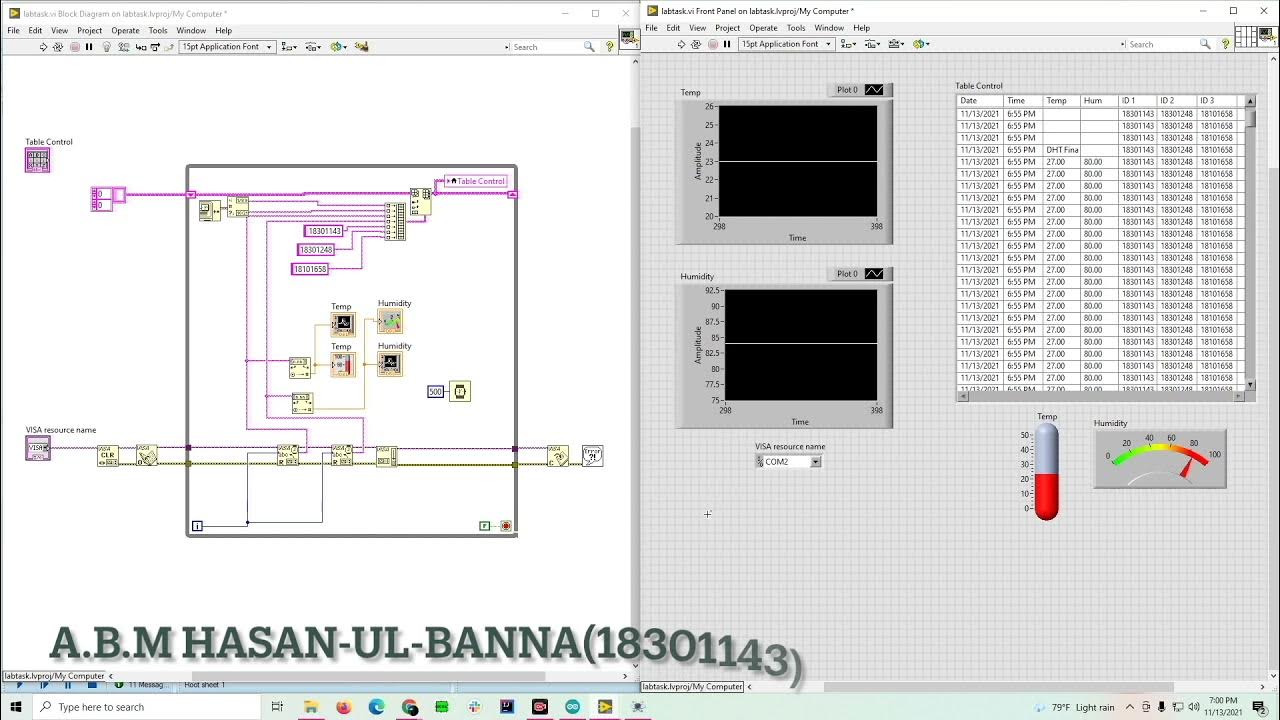 Data Logger Project using Proteus and LabView [CSE360 Lab] - YouTube