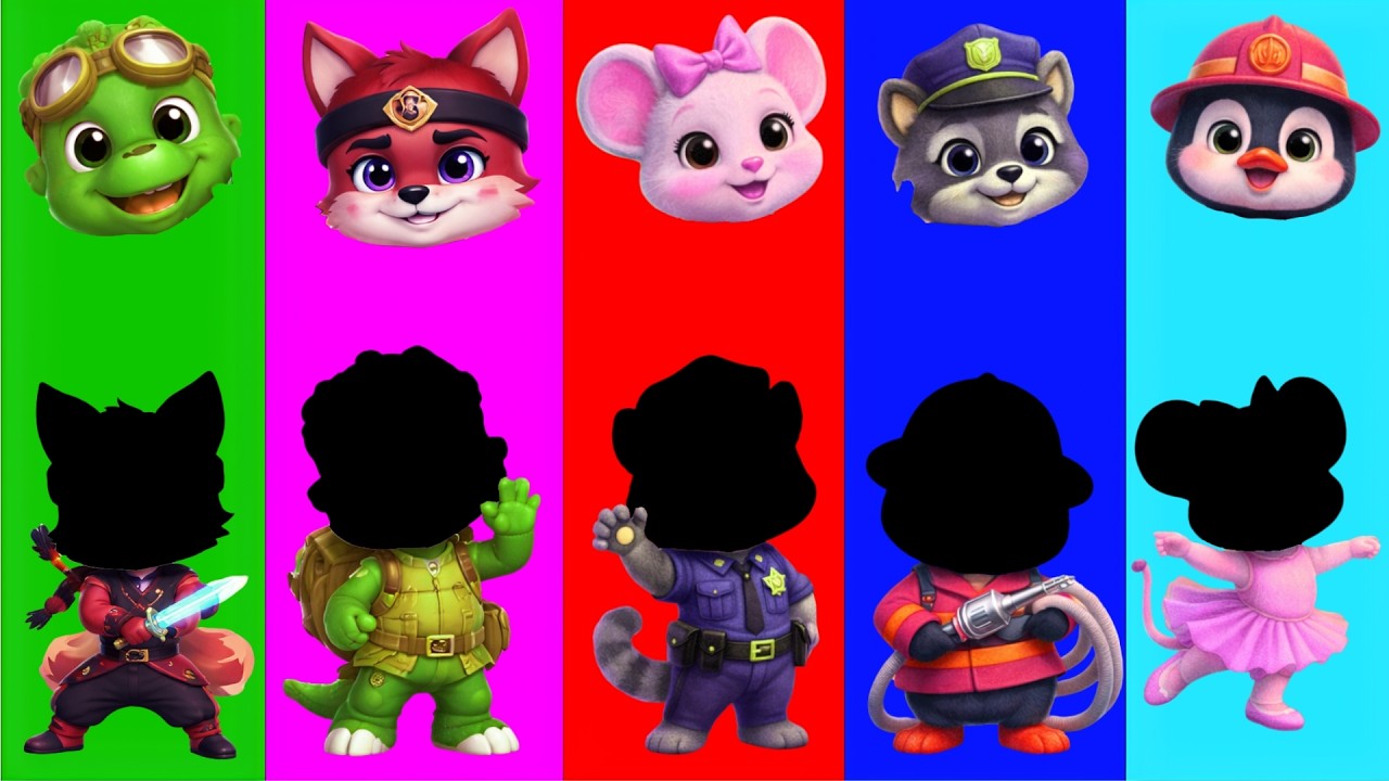 Wrong Eyes Challenge Dame TU COSTIA PJ MASKS FUNNY PUZZLE WRONG HEADS ...