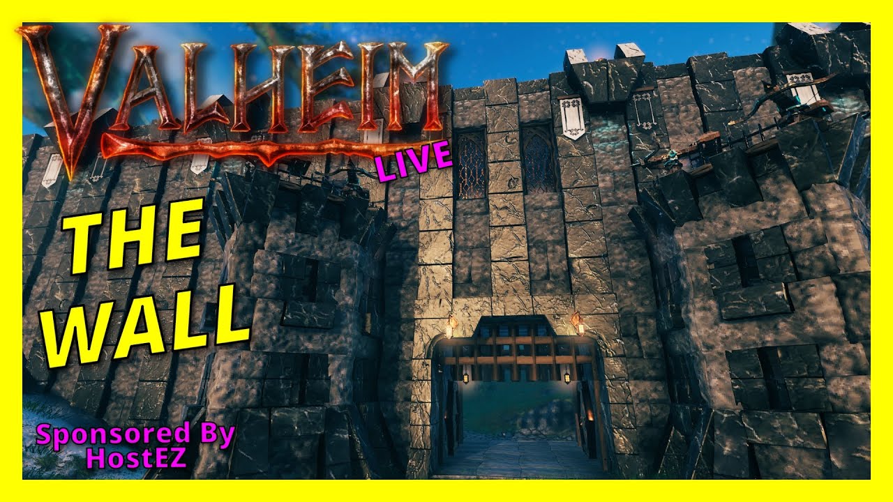 Game of Thrones Wall & Mountain Community Build (Valheim Gameplay ...
