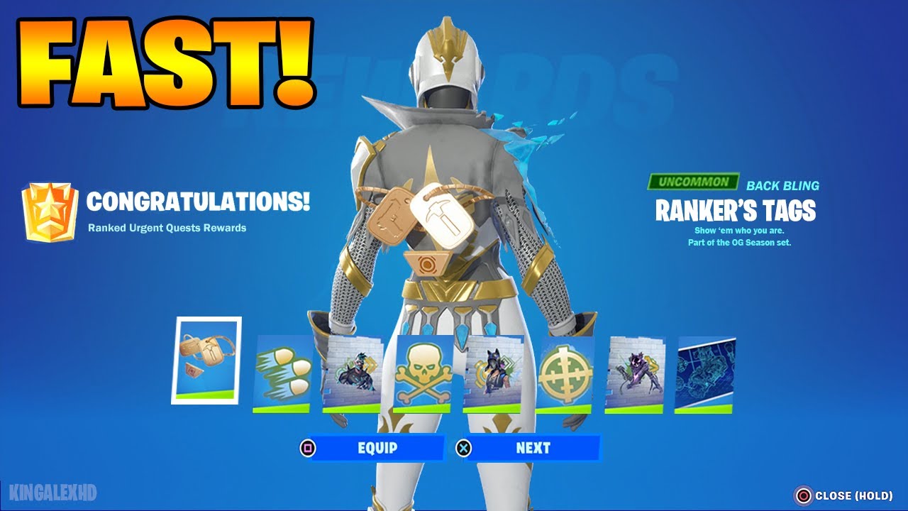 How To COMPLETE RANKED URGENT QUESTS CHALLENGES In Fortnite! (Free ...