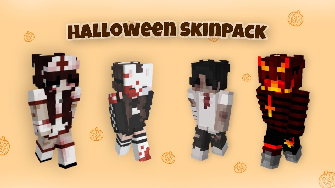 minecraft skins || halloween ver. 🎃🍁 - YouTube