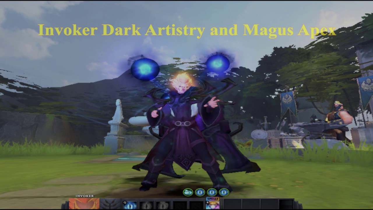 Review Invoker Dark Artistry and Magus Apex - Full Effect - YouTube