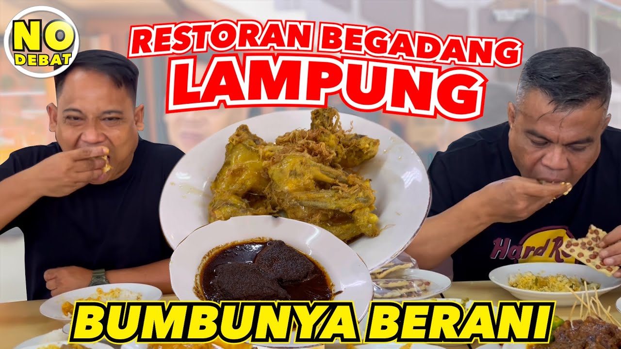 KULIDEL RESTORAN PADANG BEGADANG LAMPUNG - BUMBUNYA BERANI - YouTube