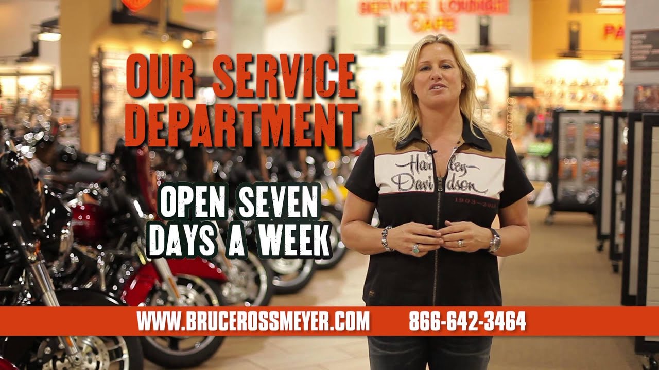 Bruce Rossmeyer's Daytona Harley Davidson - Service Department - YouTube
