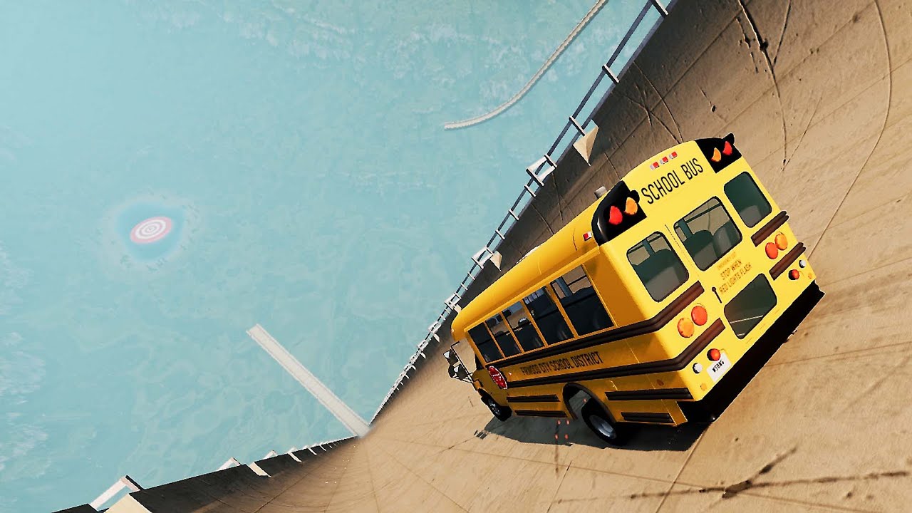 Mega Ramp Car Jumps #06 🔥 [BeamNG Drive] - YouTube