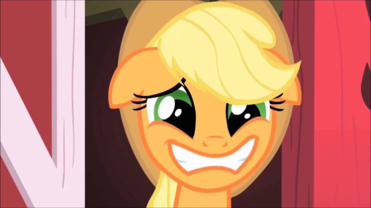 Applejack takes a sh*t inside her barn - YouTube