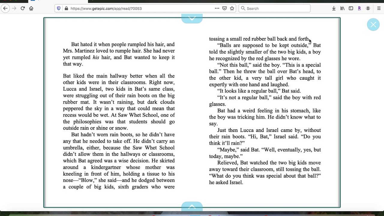 A Boy Called Bat Chapter 8 - YouTube