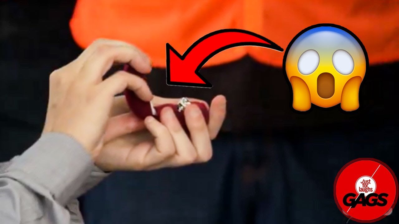 The Most Embarrassing Proposal Caught On Camera… | Just For Laughs Gags ...
