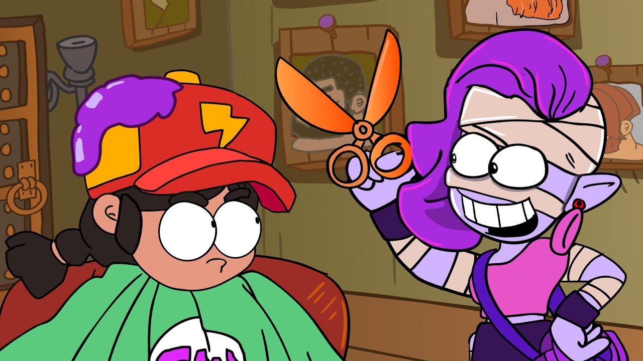 Brawl Stars Animation #64 - EMZ Hairdresser Part 10 - Surge X Jessie ...