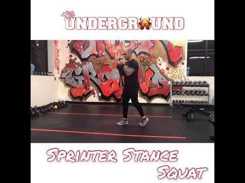 Sprinter Stance Squat - YouTube