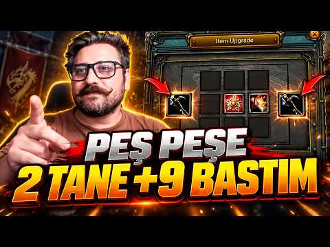 ANVİLİ PATLATTIK! PEŞ PEŞE +9 BASTIM! l Knight Online