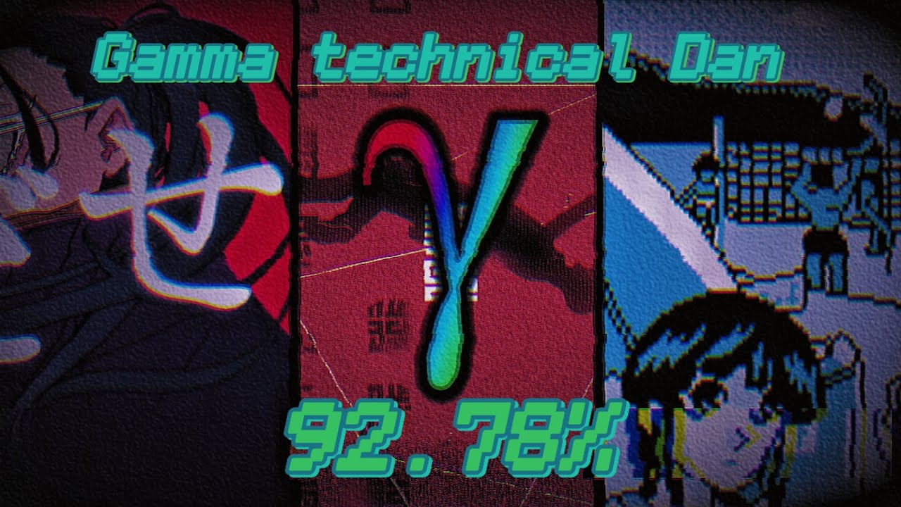 Osu!mania 4k | Gamma technical dan 92.78% - YouTube