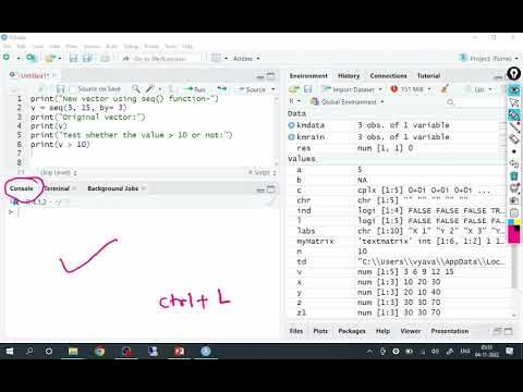 Installation of R Basic math operation - YouTube