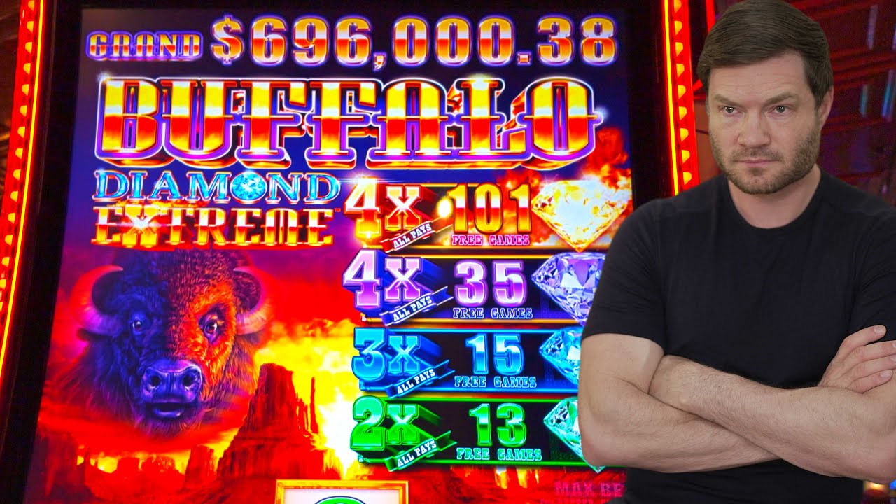 Can I Win BIG on Buffalo Diamond Extreme? | Las Vegas Slot Play - YouTube