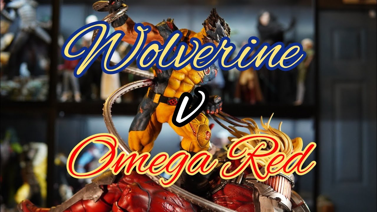WOLVERINE v OMEGA RED CUSTOM 1/4 STATUE - YouTube