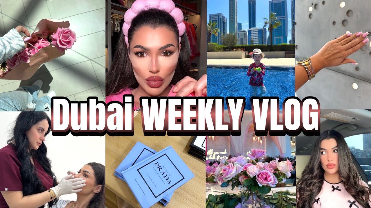 Dubai Weekly Vlog: From Basic to Baddie, Nails, Hair, Salmon DNA ...