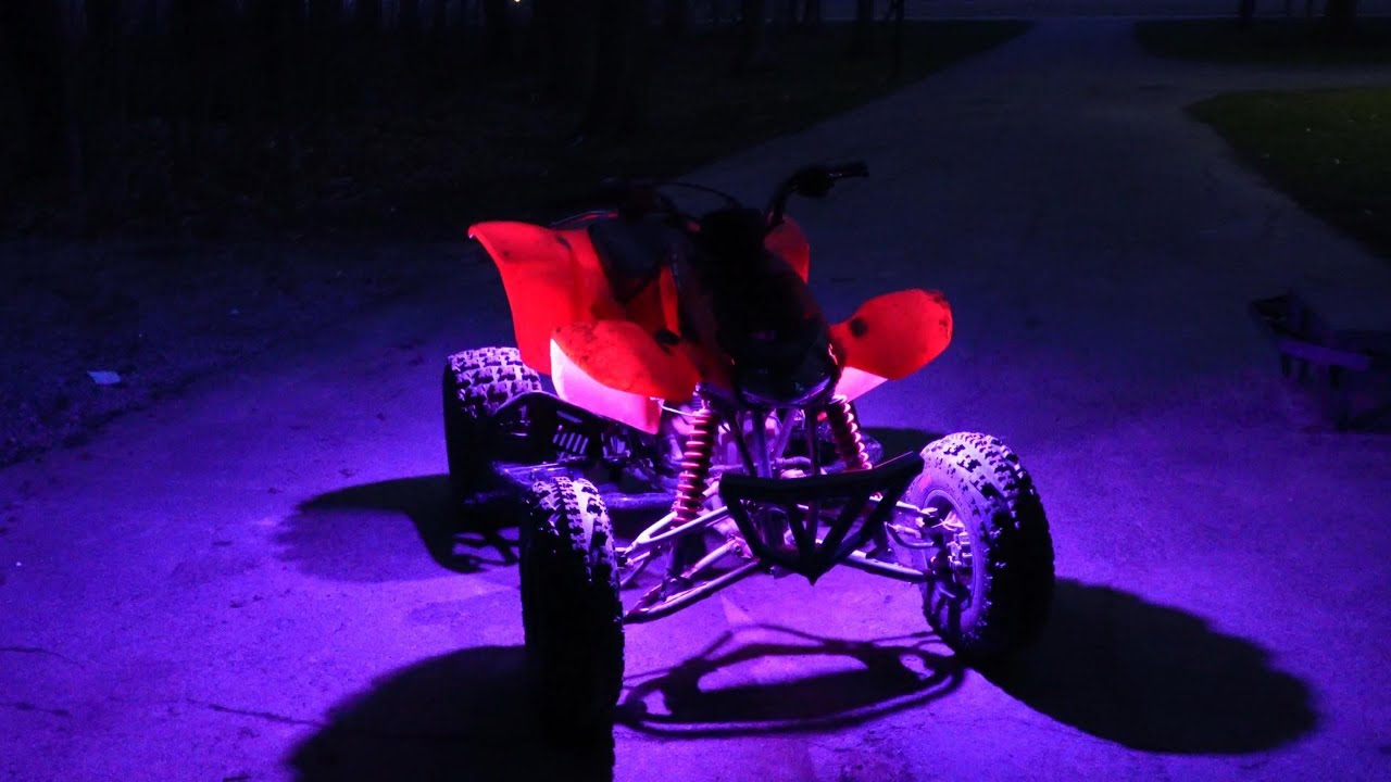 Ground Lights on my 400ex! - YouTube