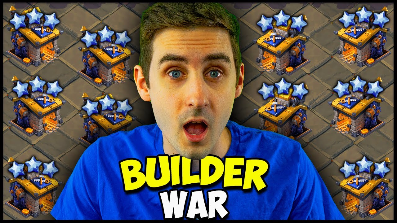1st EVER Builder Base War!! So MUCH FUN!! - YouTube