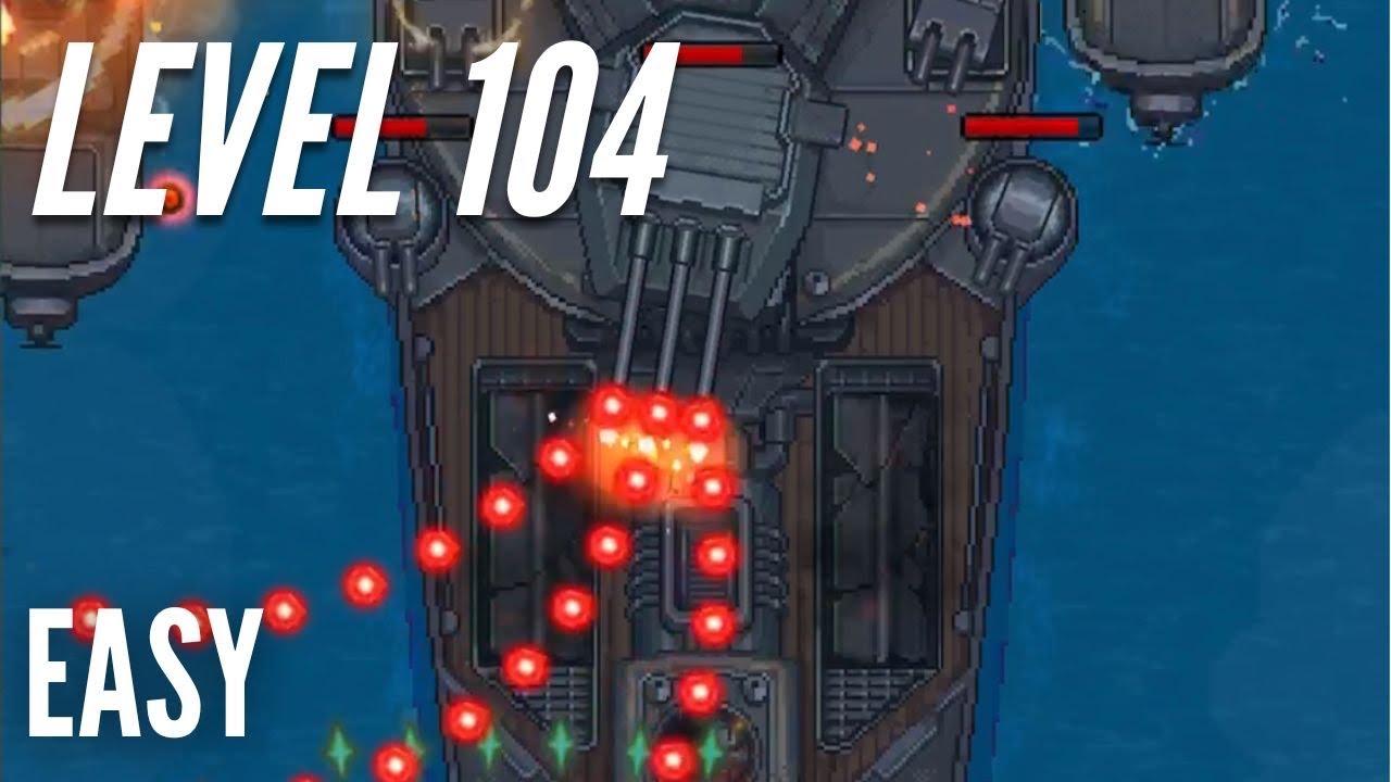 1945 Air Force Game BOSS Level 104 (EASY) | The Battle of the Coral Sea ...