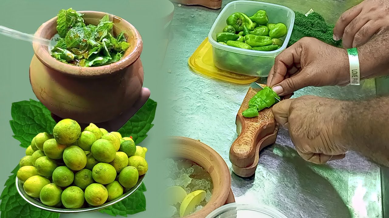 Matka Mirchi Limca Soda | Street Herbal Drink | Pakistani Street Food ...