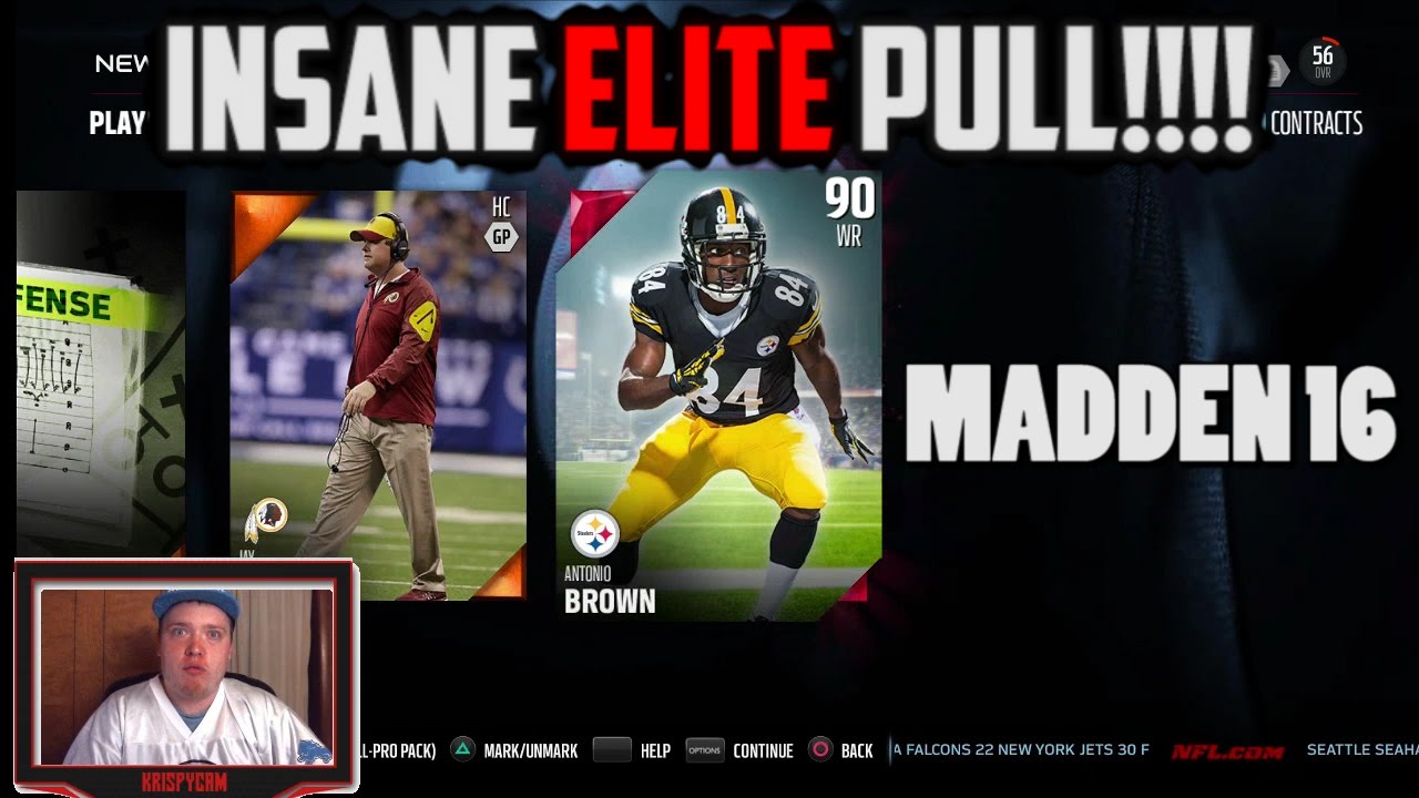 MADDEN 16 MUT PACK OPENING - INSANE ELITE PULL ALREADY!!!!!! - YouTube