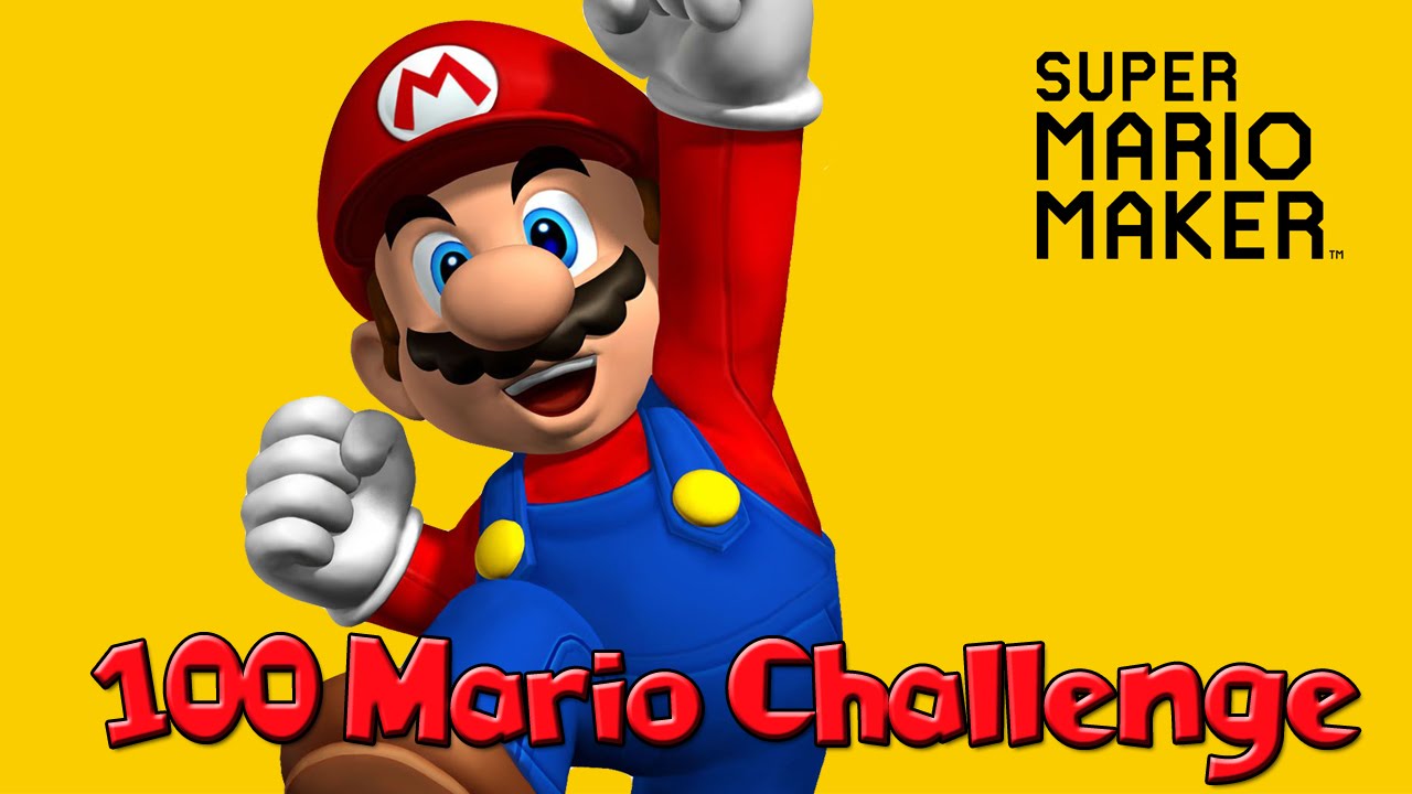 Super Mario Maker: 100 Mario Challenge - Part 3 [Wii U Gameplay] - YouTube