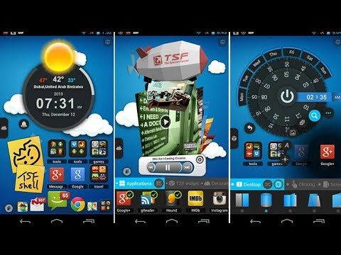 TSF LAUNCHER 3D SHELL - YouTube