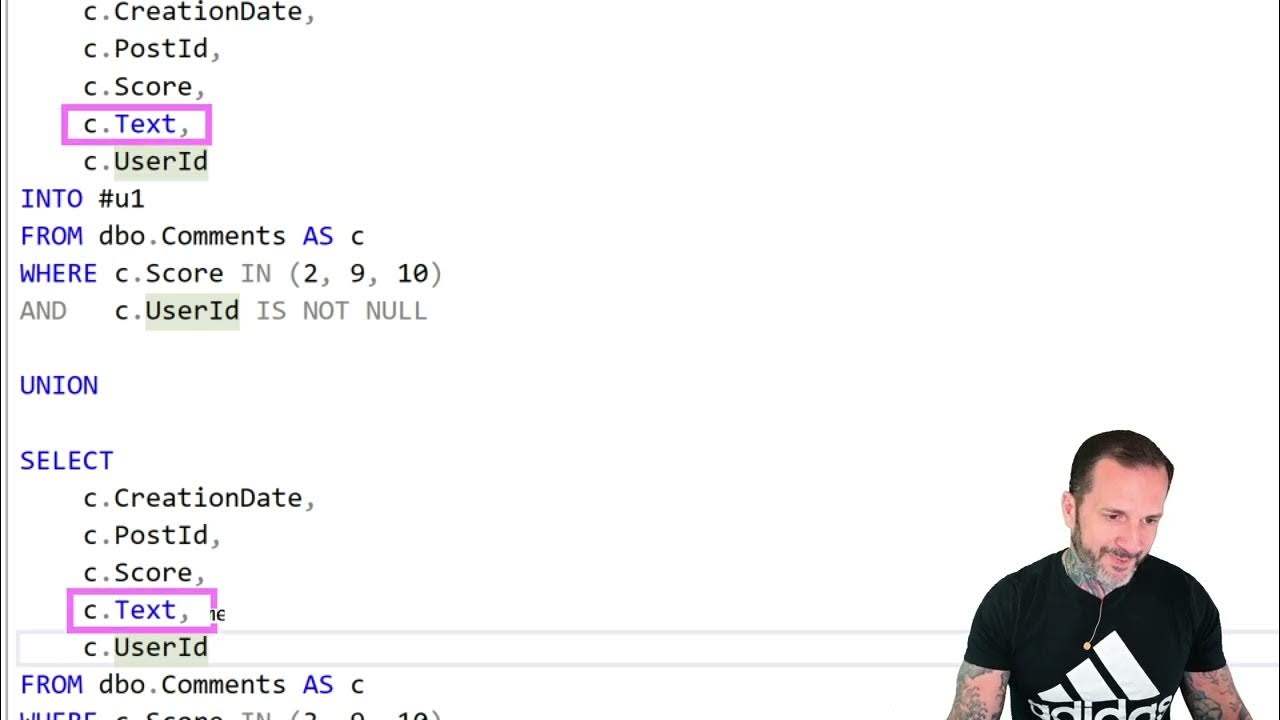 How To Write SQL Server Queries Correctly: UNION and UNION ALL - YouTube