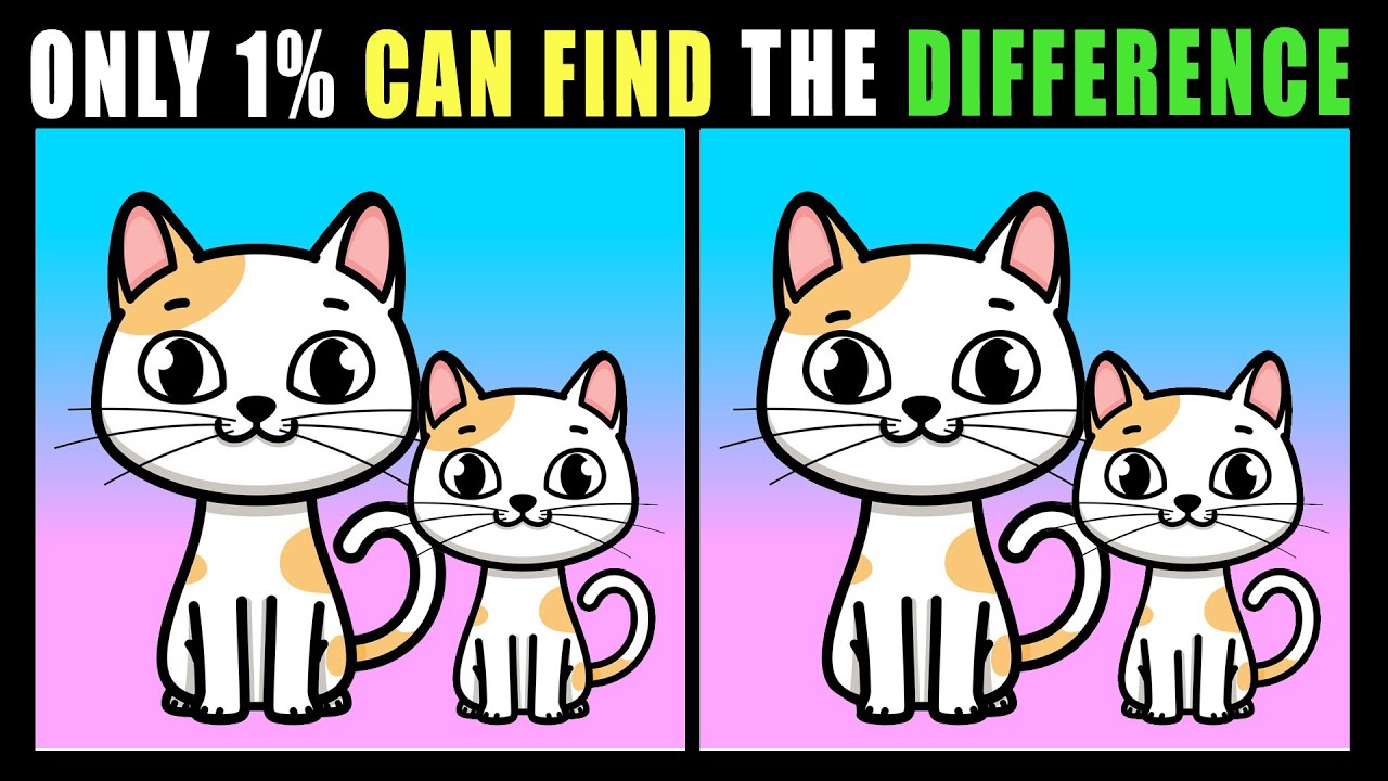 Spot The Difference : Only Genius Find Differences [ Find The ...