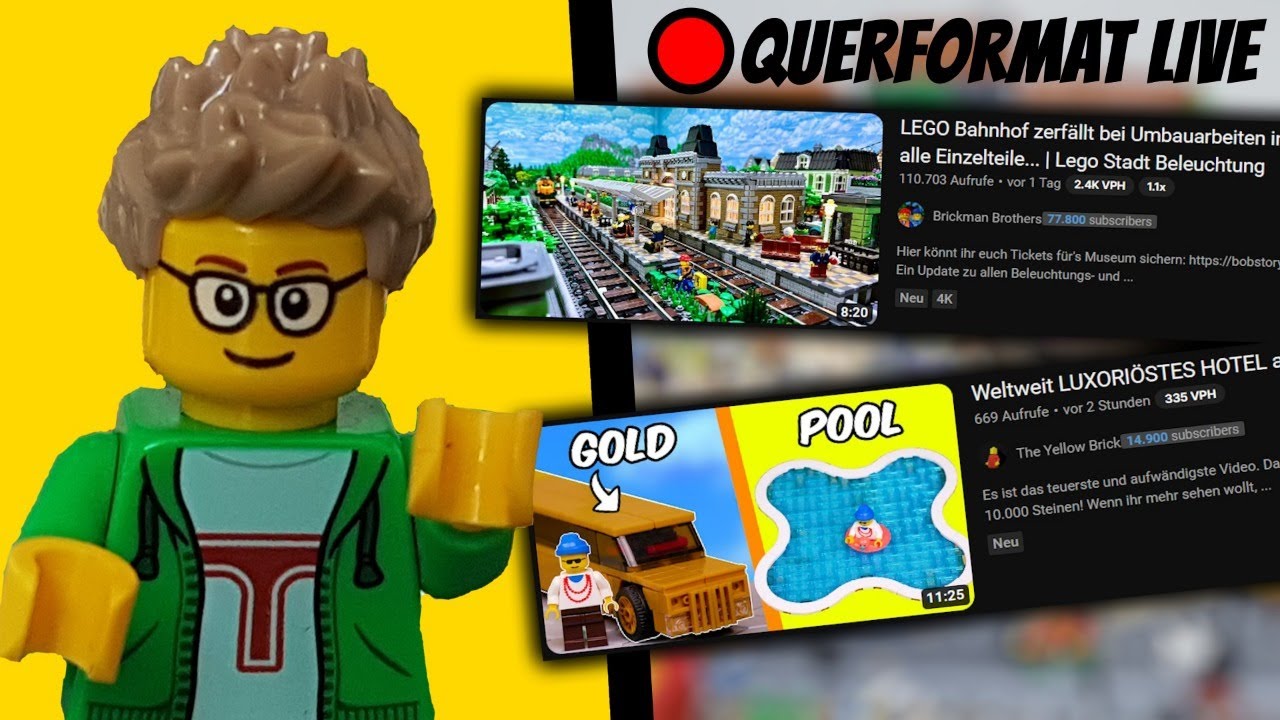 Kleiner Lego Reaction-Stream😎 (Querformat LIVE) - YouTube