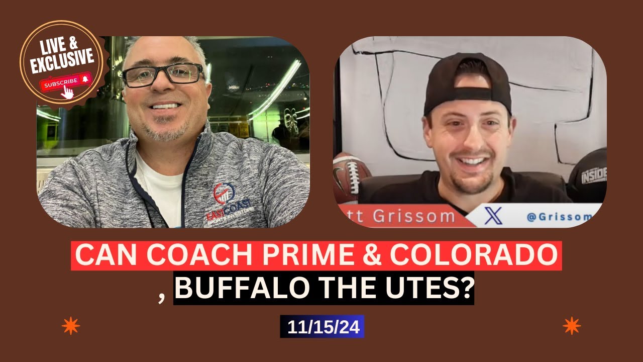 Can Coach PRIME & Colorado BUFFALO the UTES? | 11/15/24 - YouTube