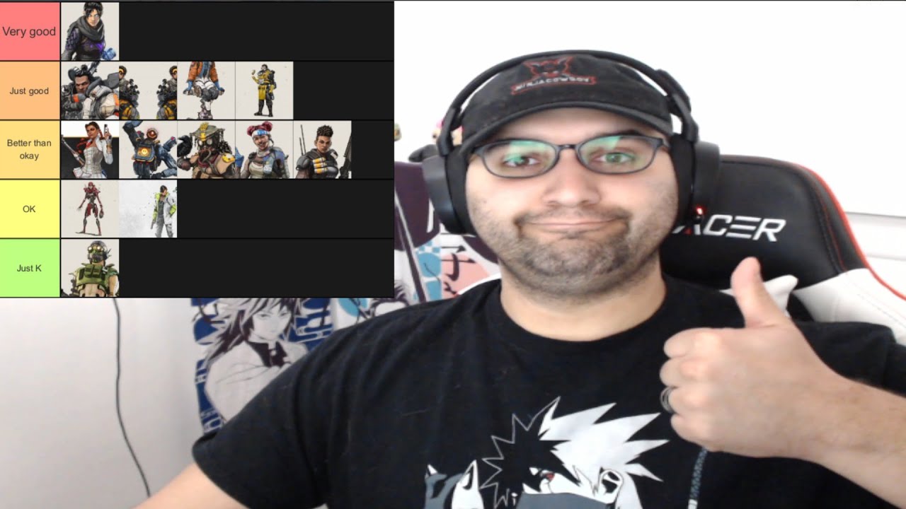 APEX LEGENDS COACH makes brand new Season 7 LEGEND TIER LIST! - YouTube