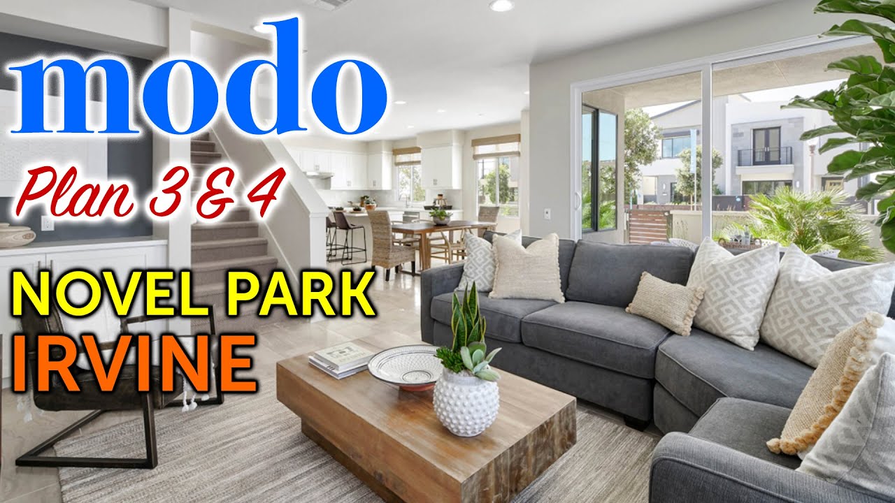 얼바인 Novel Park | 90만불대 콘도 | MODO | PLAN 3 & 4 | 얼바인부동산 | 모델홈투어 - YouTube