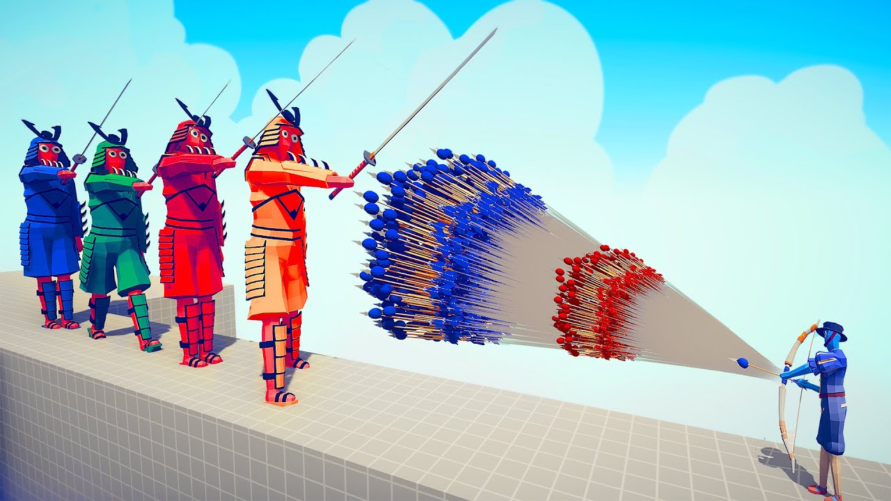 GIANT SAMURAI COLOR PACK vs EVERY GOD - Totally Accurate Battle ...