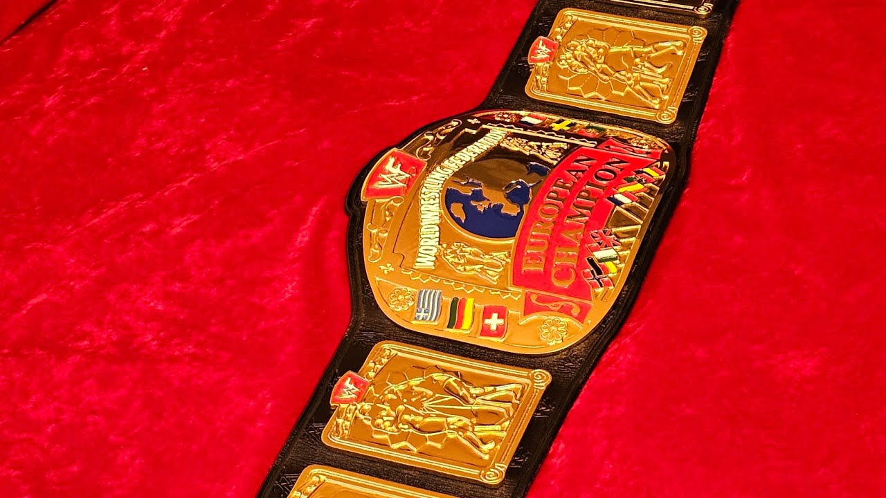 WWF Scratch Logo European Championship Belt Review - YouTube