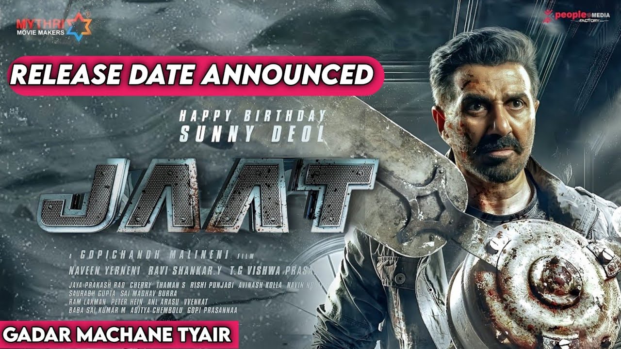 Jaat Release Date Announced| Jaat Movie Release Date Announced - YouTube
